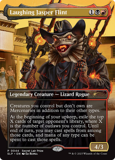 Laughing Jasper Flint (Secret Lair Prize) (Borderless) | Promo: General ...