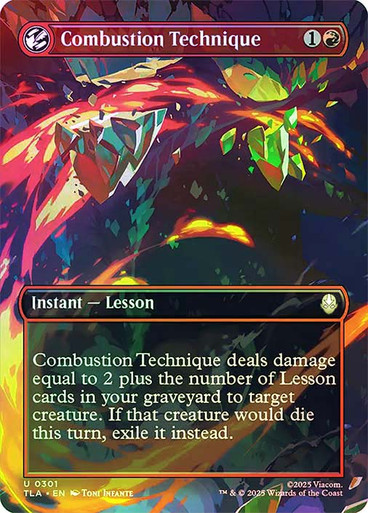Combustion Technique | Avatar: The Last Airbender | Star City Games