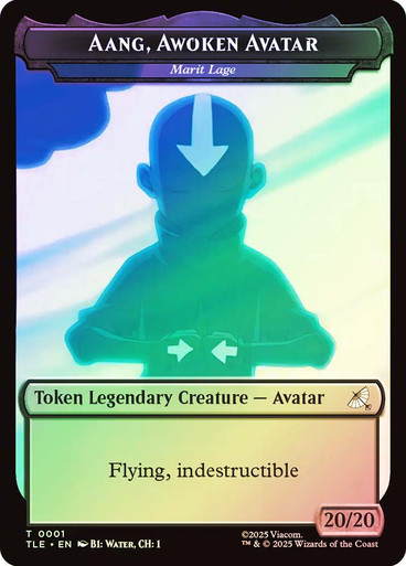 {Marit Lage Token} // {Treasure Token} (Aang, Awoken Avatar) | Avatar ...