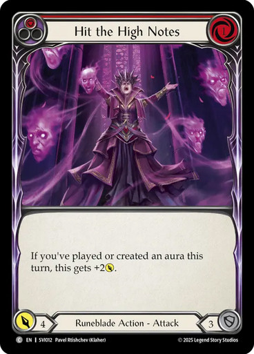 Hit the High Notes (Red) | Viserai Silver Age Deck | Star City Games