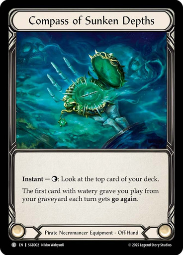 Compass of Sunken Depths | Gravy Bones Silver Age Deck | Star City Games