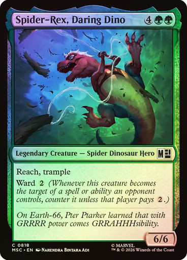 Spider-Rex, Daring Dino | Marvel Super Heroes Commander | Star City Games