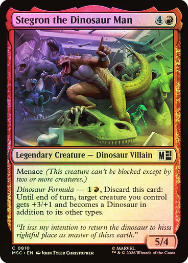 Stegron the Dinosaur Man | Marvel Super Heroes Commander | Star City Games