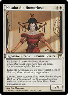 Masako the Humorless | Champions of Kamigawa - German | Star City Games
