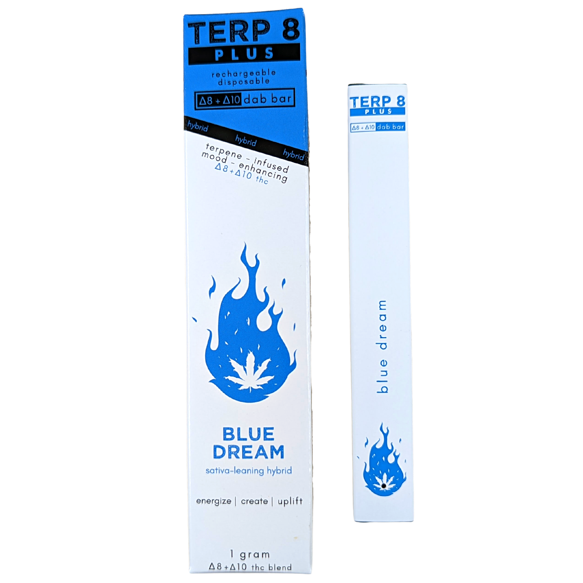 1-Gram Blue Dream Delta-8 + Delta-10 THC Disposable Dab Bar by Terp 8 PLUS | Terp 8 has the ...