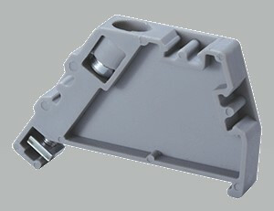 End Stop, Screw Mount, 32 x 45 x 8 mm - Fastercable