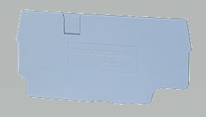 End Cap for CP2.5/3 Series Terminal Blocks, EPCX2.5/3 - Fastercable