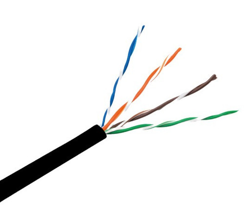 23AWG 4PR UTP CAT6E BLACK PLENUM CMP, 550MHZ, 1000FT/BOX/M, PRICE ...