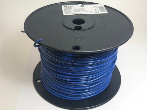 16 AWG MTW UL 1015 600V Panel Wire, Blue, 500ft /reel - Fastercable