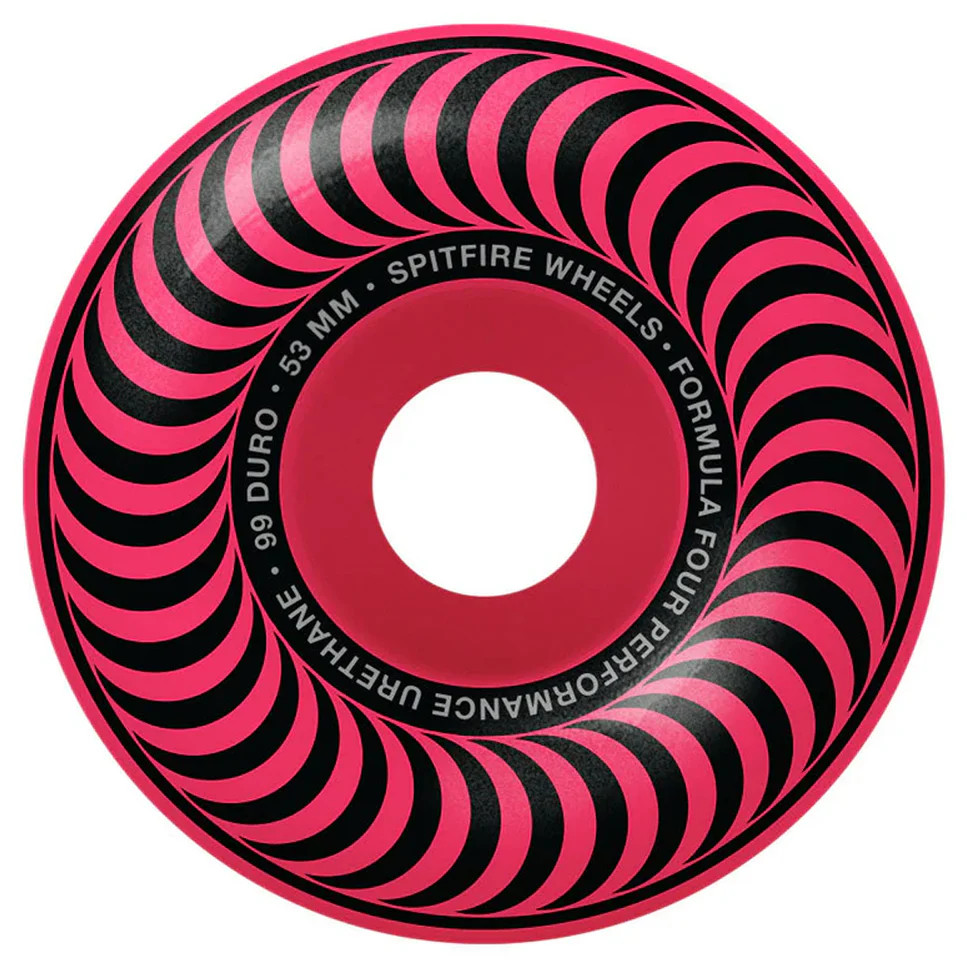 Spitfire Neon Pink Classic Formula Four 99D Wheels