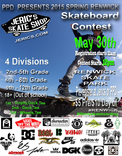 2015 Skateboard Contests Dates - Jeric's Skateshop