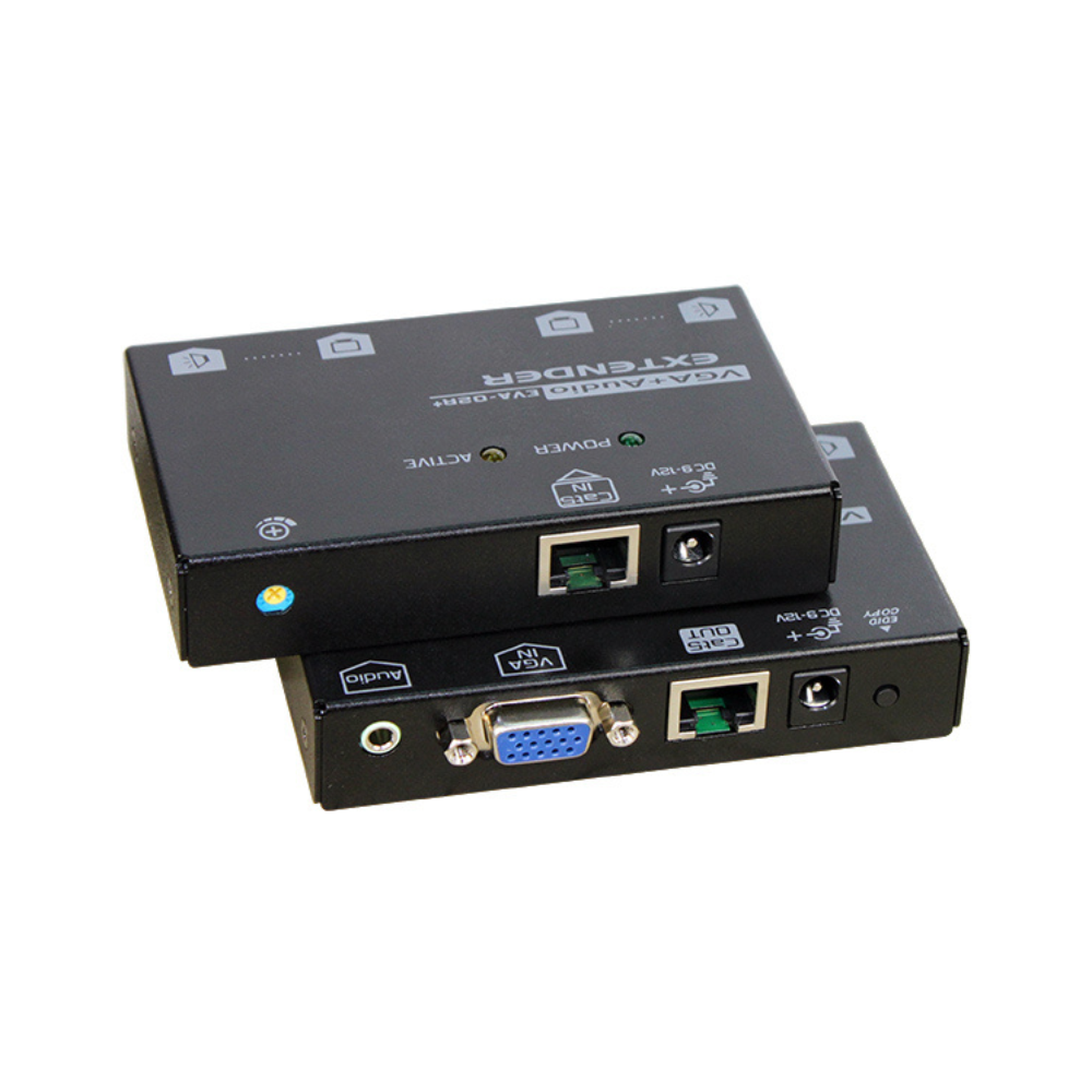 Rextron FHD VGA Video Extender Over CAT.X With Audio