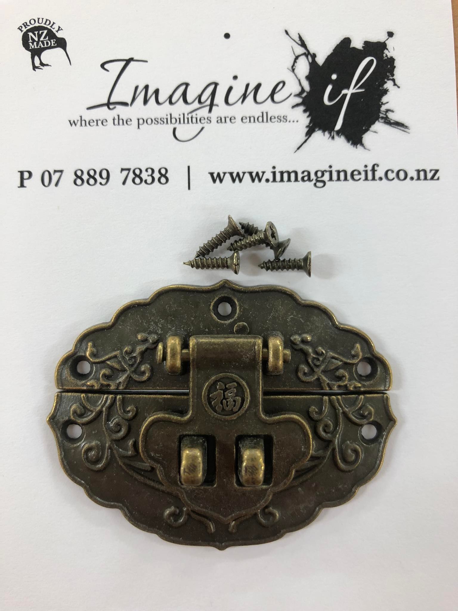 Imagine If old gold ornate Lock