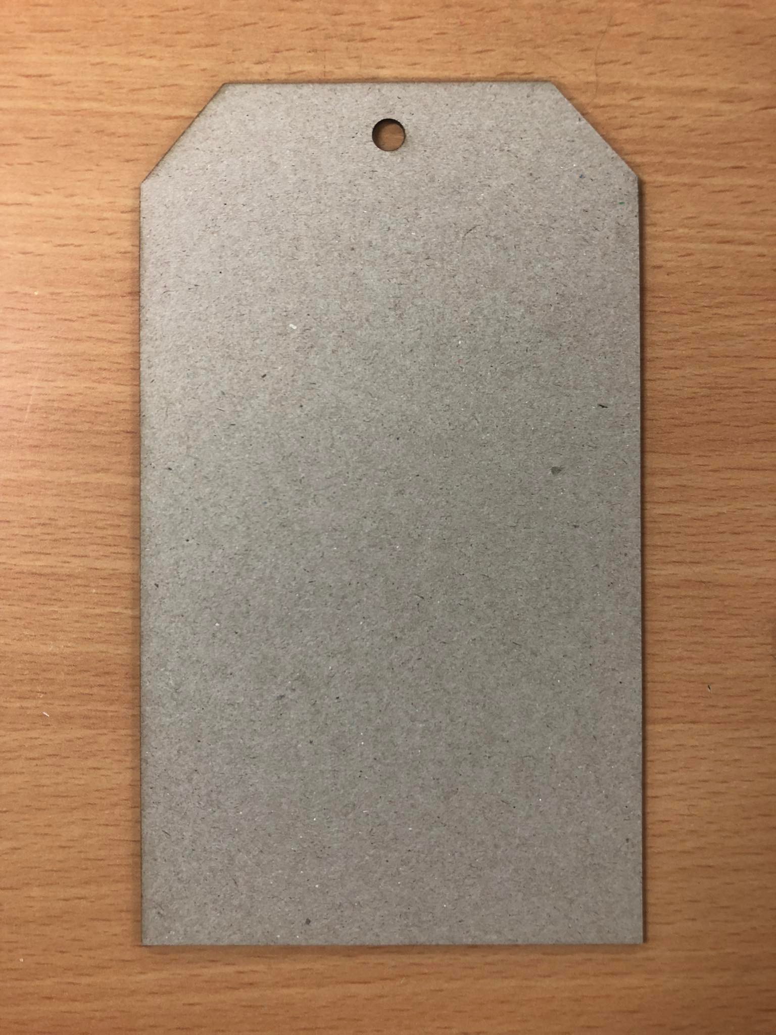 Chipboard Backing Tags for Mini Project Sheets
