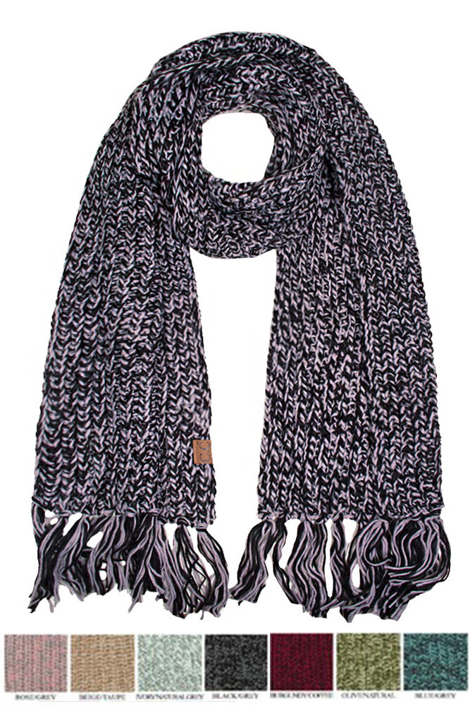 C.C SCARF-SF-123 - HANA WHOLESALE