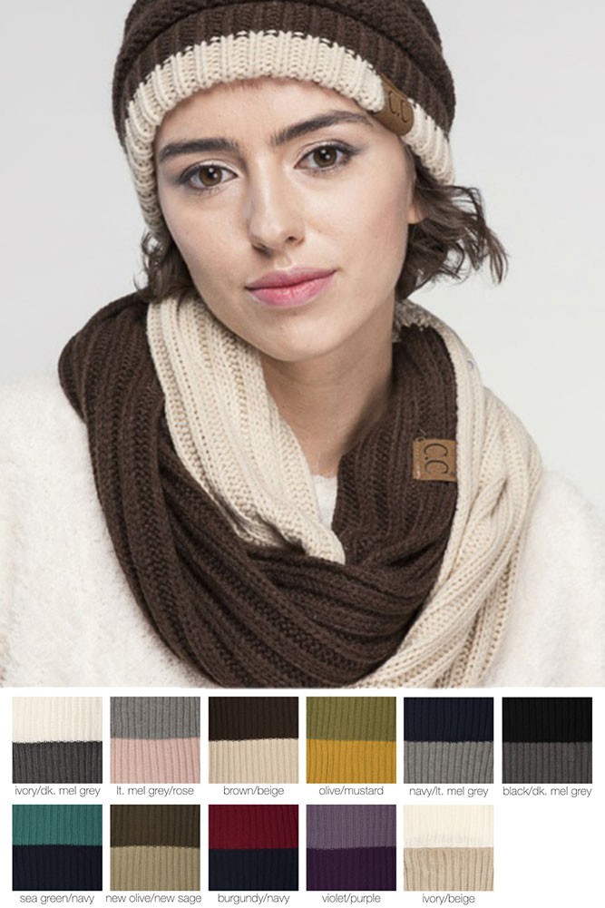 C.C SCARF-SF-57 - HANA WHOLESALE