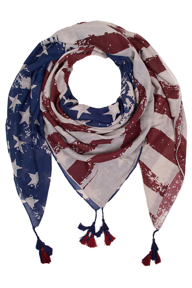 american flag design sure scarf