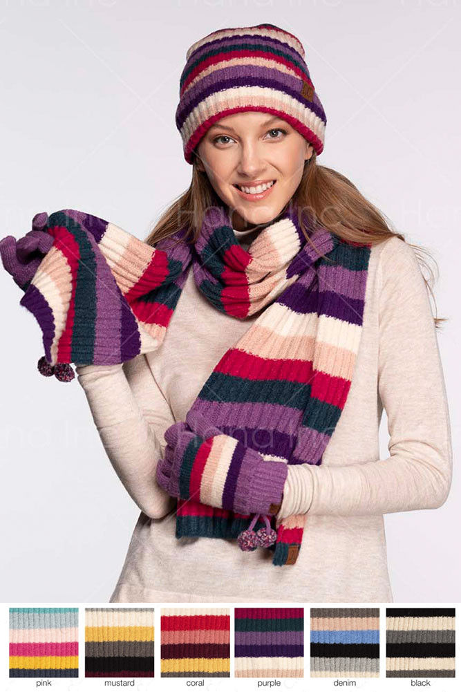 C.C SCARF-SF-7013 - HANA WHOLESALE