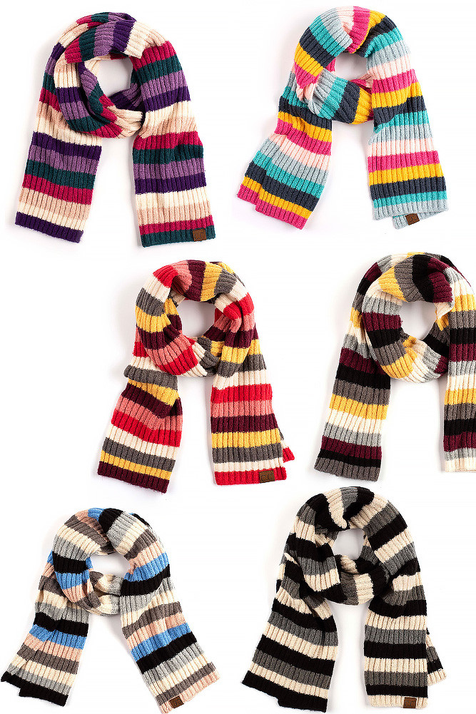 C.C SCARF-SF-7013 - HANA WHOLESALE