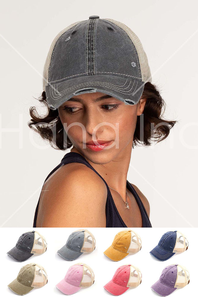 C.C BASEBALL CAP-BA-912 - HANA WHOLESALE