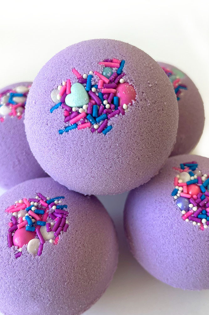 PURPLE PEARL FIZZY BATH BOMB - HANA WHOLESALE