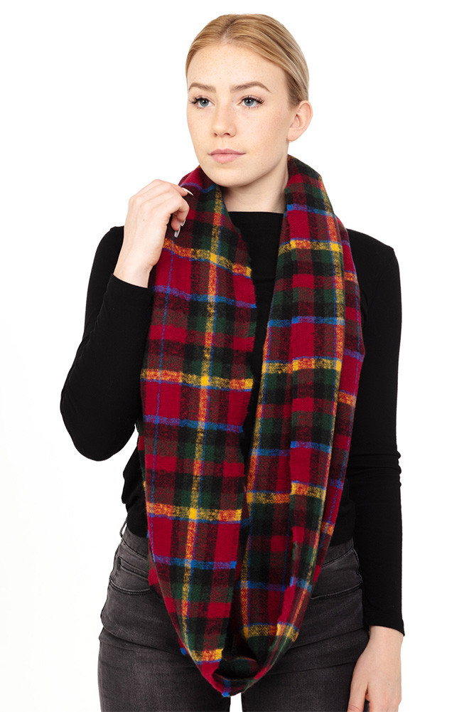 BUFFALO CHECK SCARF-MS0142 - HANA WHOLESALE