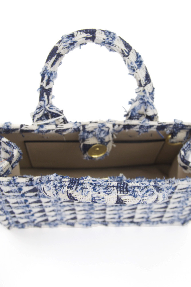 GEOMETRIC MINI TOTE BAG-WBT210202 - HANA WHOLESALE