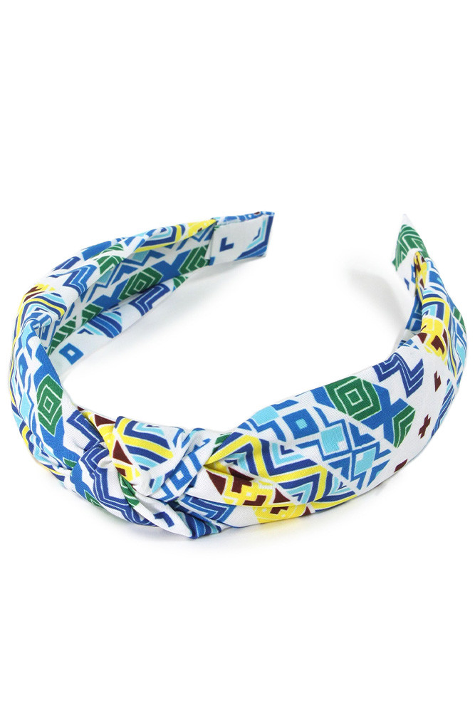 AZTEC Pattern Knotted Headband-EHD10514 - HANA WHOLESALE