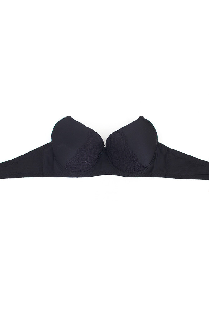 Plant Pattern Lace Center Push Up Bra-5002 (6pc) - HANA WHOLESALE
