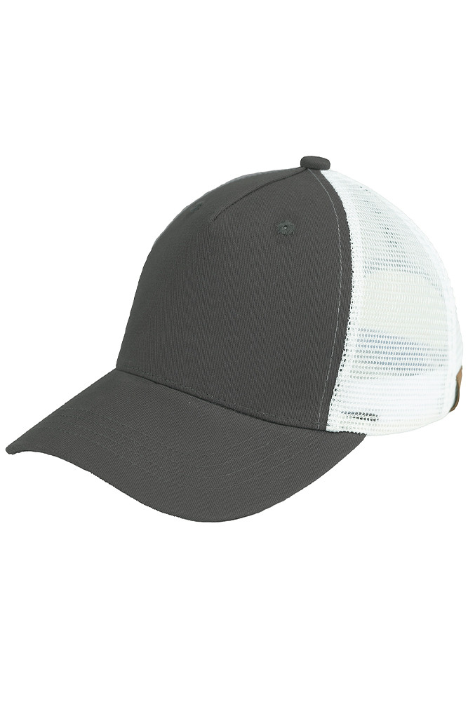 C.C Solid Color Trucker Cap-TCB-12 - HANA WHOLESALE
