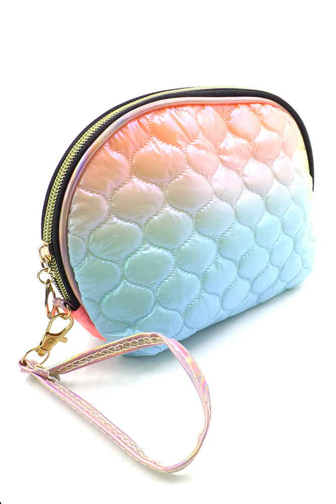 12pc Assorted Color Pack Gradation Cosmetic Bag-ECB6710B - HANA WHOLESALE