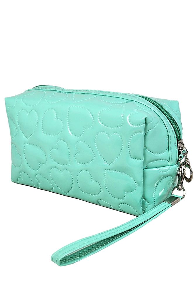 Heart Pattern Pouch-PCH180 - HANA WHOLESALE