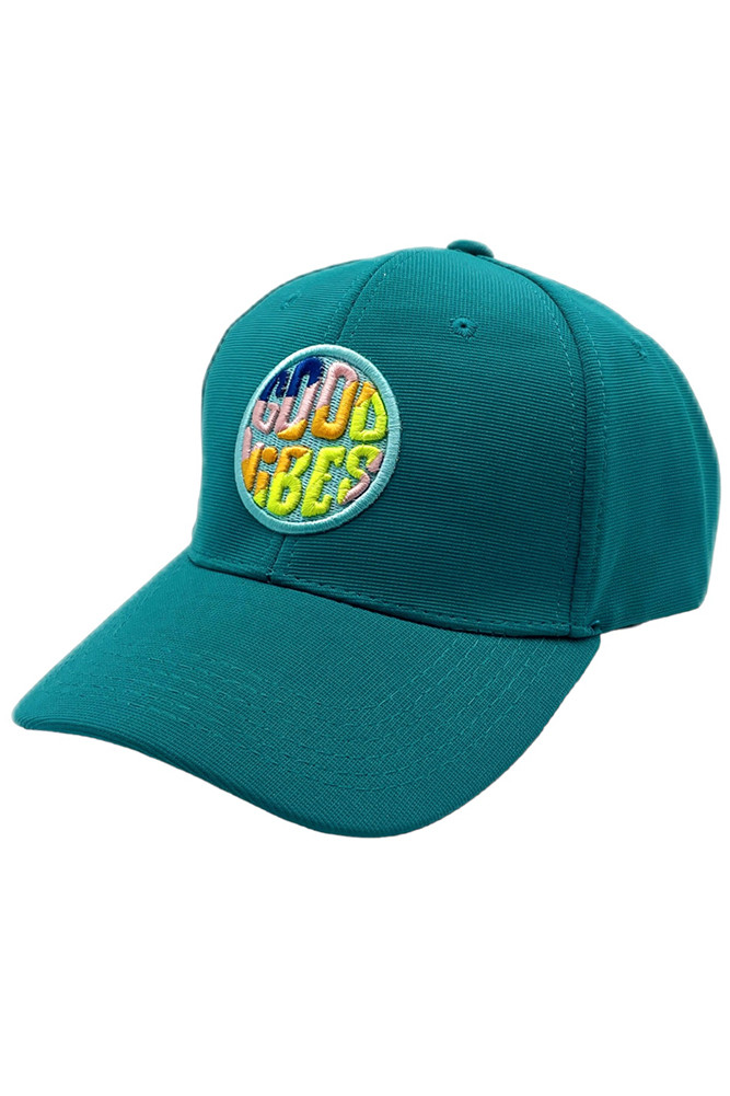GODD VIBES Multi Color Baseball Cap-HA0098 - HANA WHOLESALE