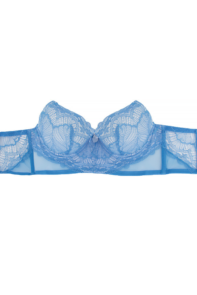 6pc Lace Trim 6 hooks Long Line Bra-68730 (6pcs) - HANA WHOLESALE