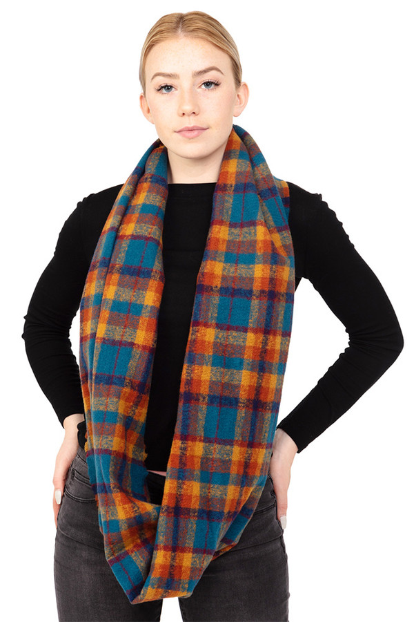 BUFFALO CHECK SCARF-MS0142 - HANA WHOLESALE
