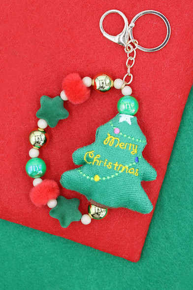 Christmas Charm Holiday Theme Key Chain-MK1015 - HANA WHOLESALE