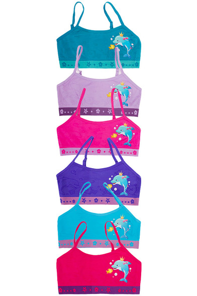 Girl Seamless Spaghetti Strap Training Bras-SLBG817TOP (12pcs) - HANA ...