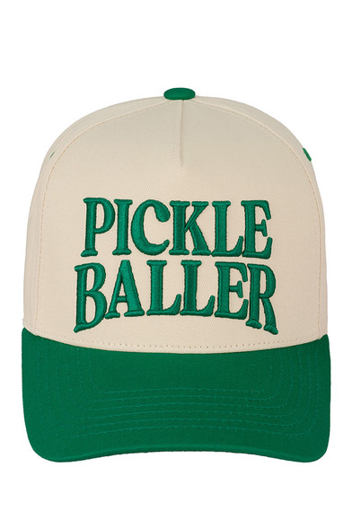 C.C PICKLE BALLER Embroidered Cotton Baseball Cap-TCM0035 - HANA WHOLESALE