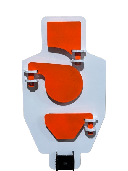 Triple Threat Torso Target ONLY - Shooting Targets USA