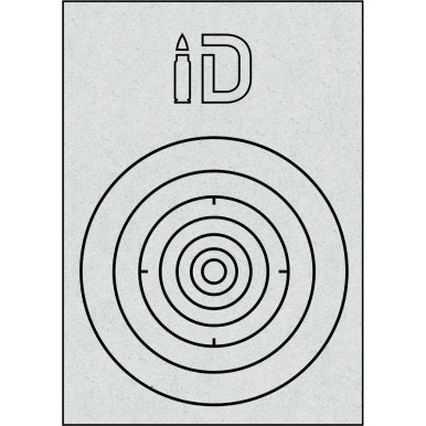 10" Bullseye Target
