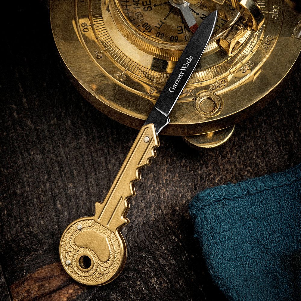 Key Knife with Black Titanium Coated Blade