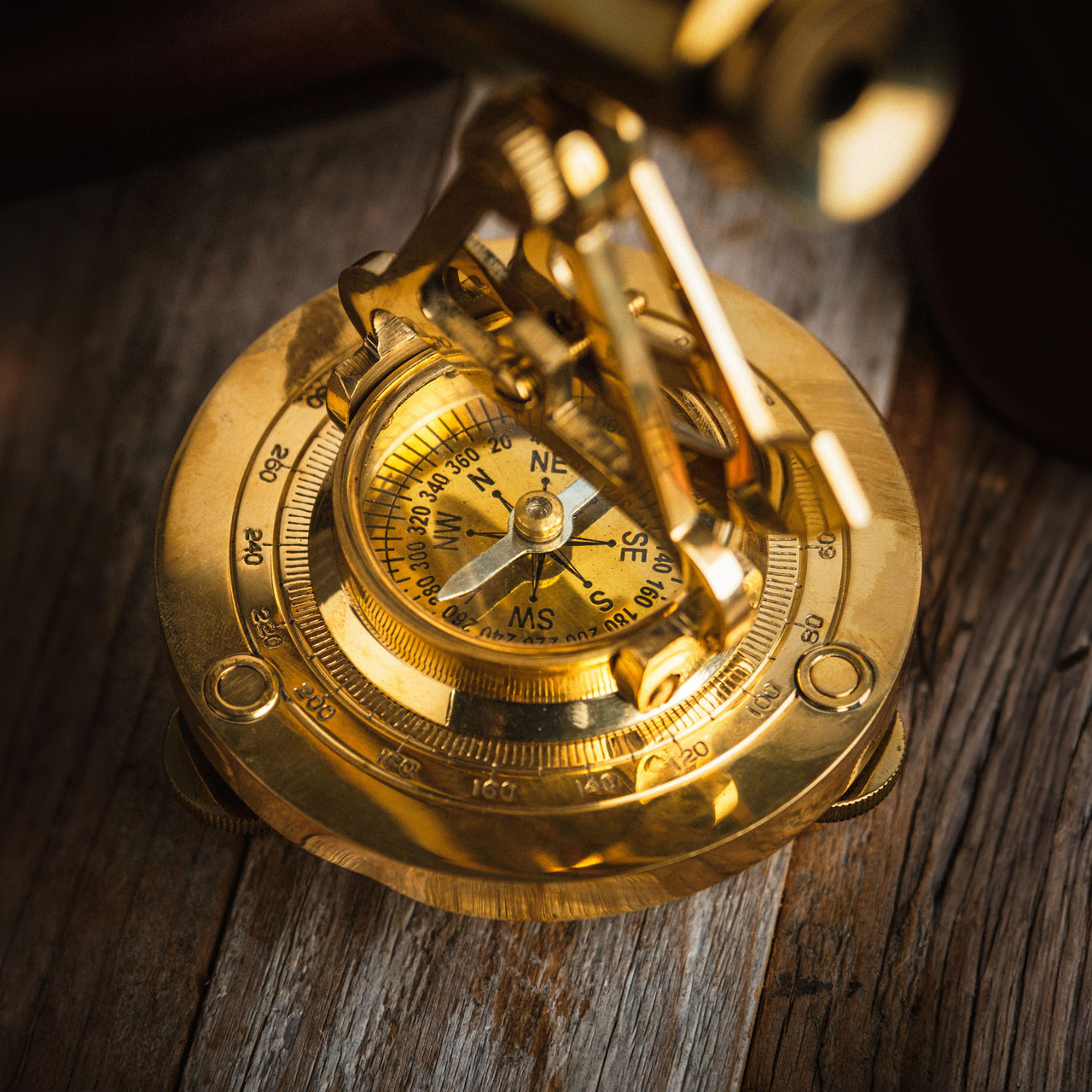 Desktop Telescope with Compass - Garrett Wade