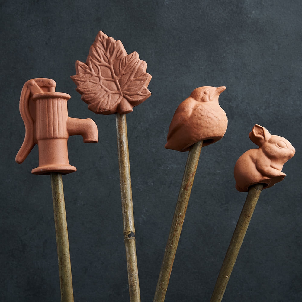 Terracotta Cane Toppers | Garrett Wade