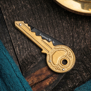 Key Knife with Black Titanium Coated Blade