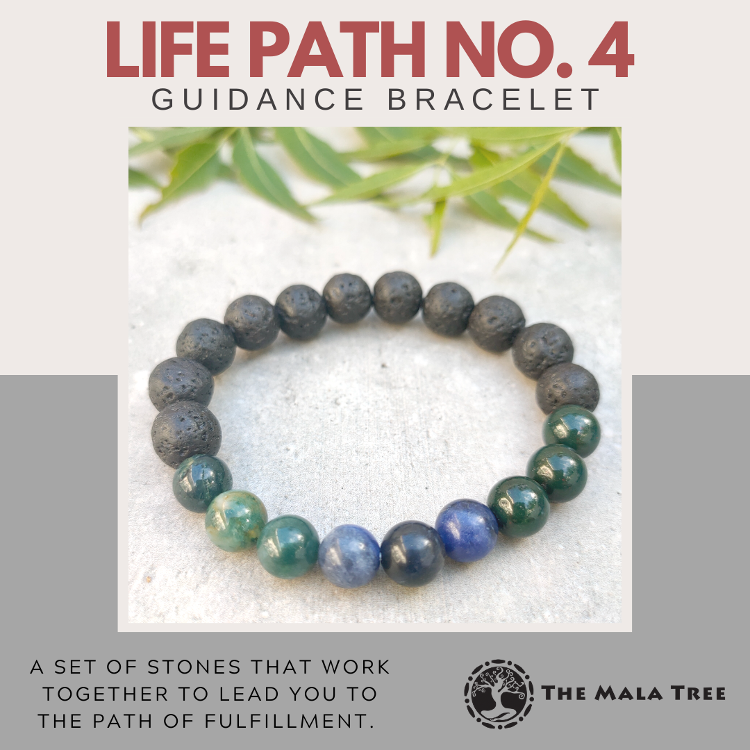 LIFE PATH NO. 4 Guidance Bracelet - The Mala Tree