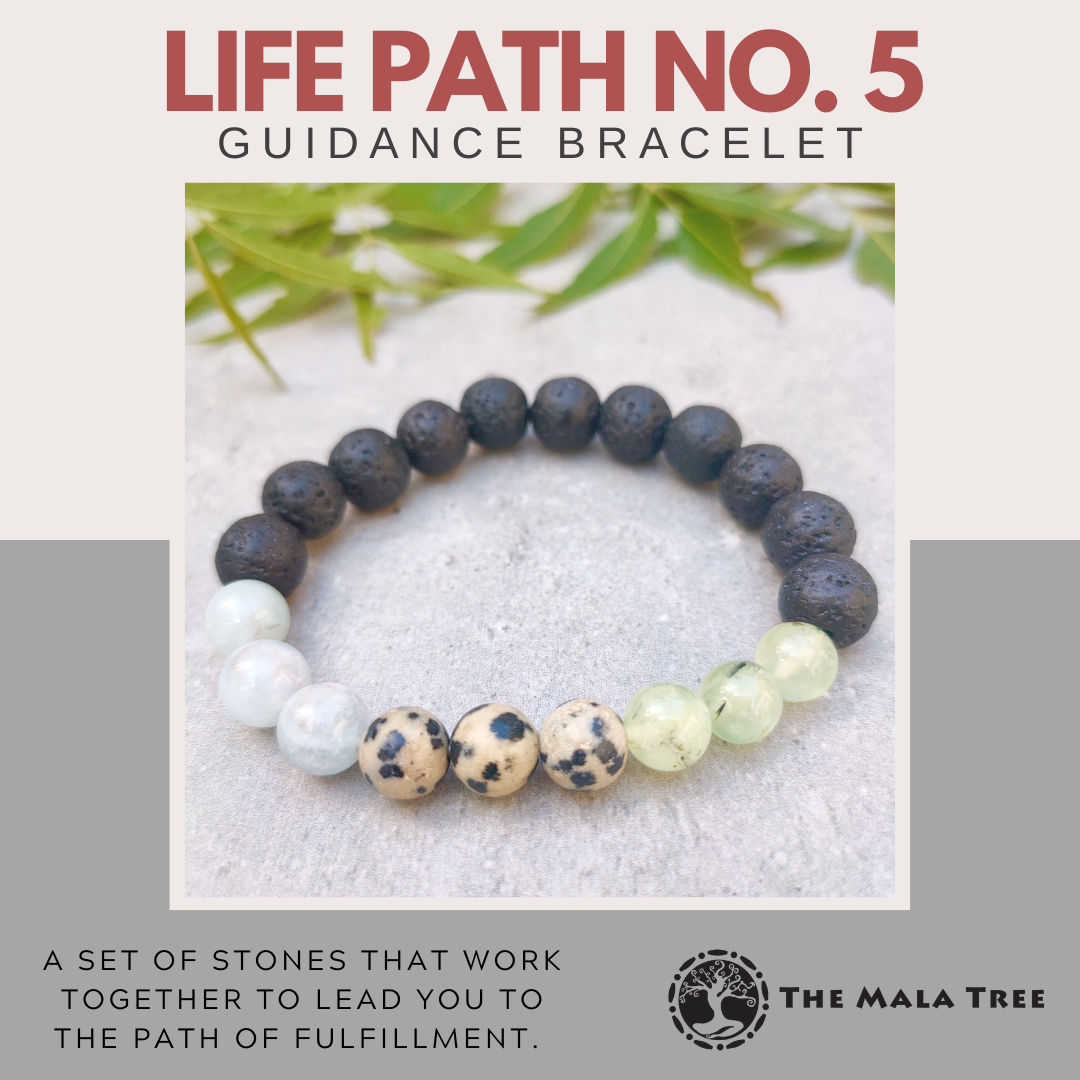LIFE PATH NO. 5 Guidance Bracelet - The Mala Tree