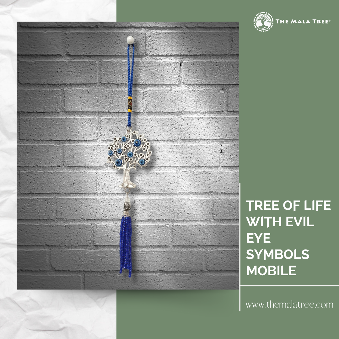 Tree of Life with Evil Eye Symbols AMULET - The Mala Tree