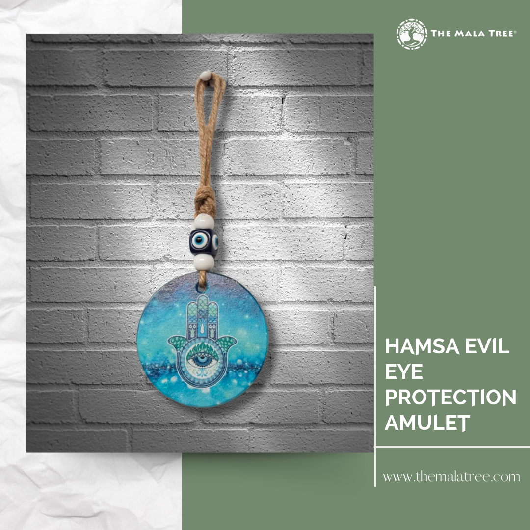 Hamsa Evil Eye Protection AMULET - The Mala Tree