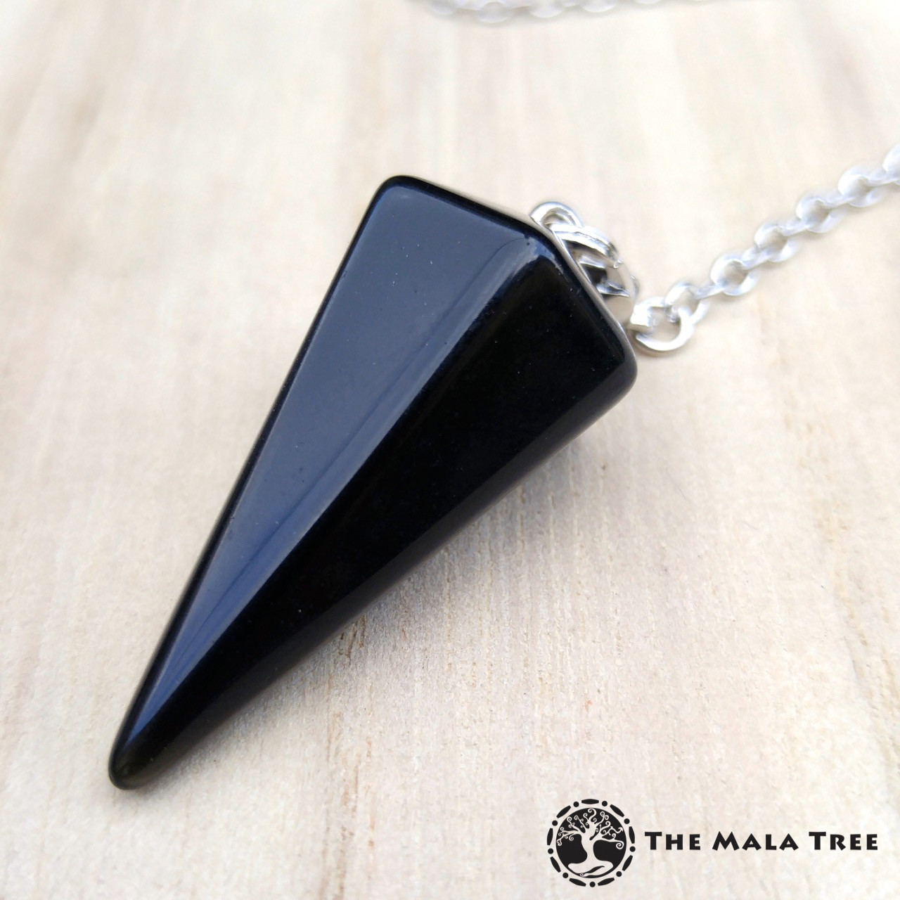 BLACK ONYX Pendulum - The Mala Tree