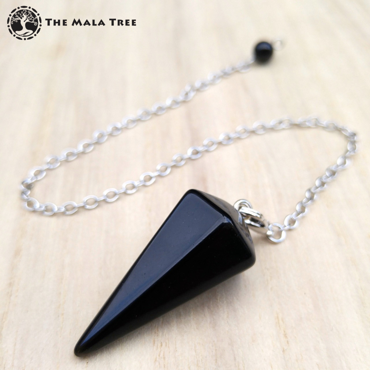 BLACK ONYX Pendulum - The Mala Tree